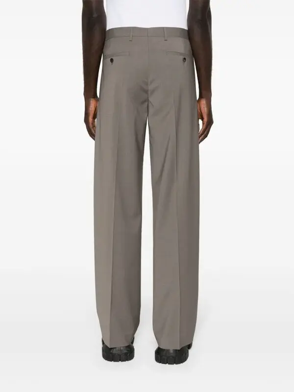 Rick Owens Dietrich Pressed-crease Trousers