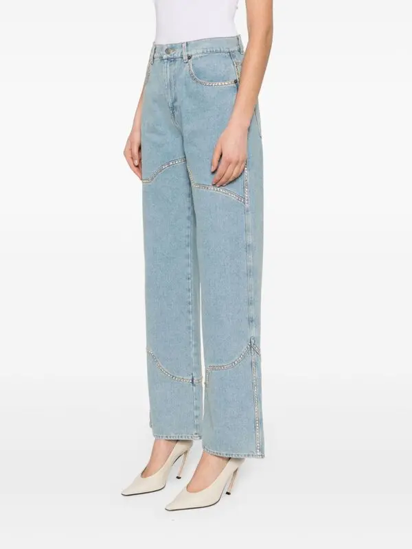 Giuseppe Di Morabito High-rise Straight-leg Jeans