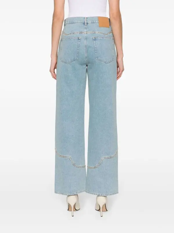 Giuseppe Di Morabito High-rise Straight-leg Jeans