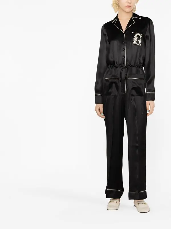 Gucci Embroidered Logo Jumpsuit