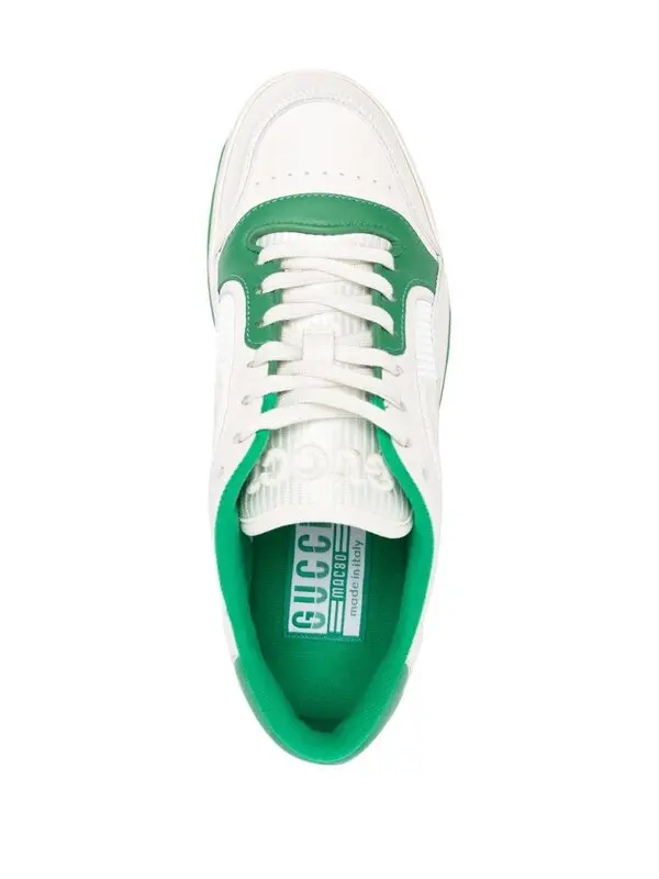 Gucci Mac80 Leather Sneakers - White