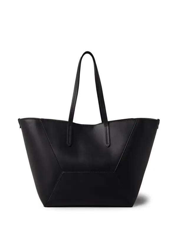 Brunello Cucinelli Leather Tote Bag - Black