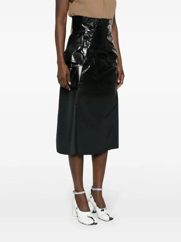 MAISON MARGIELA Coated Midi Skirt