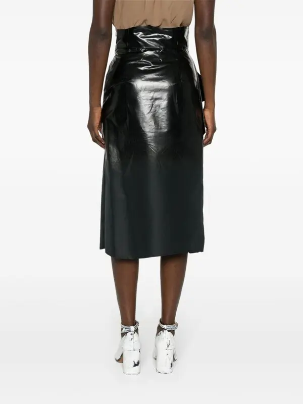 MAISON MARGIELA Coated Midi Skirt