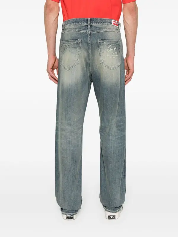 Kenzo Bara Cropped Jeans