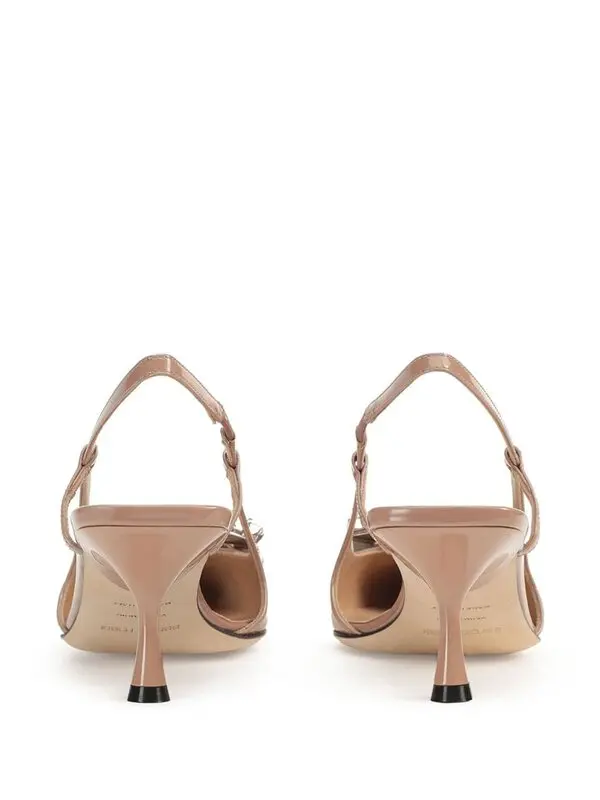 SERGIO ROSSI 60mm Crystal Embellished Pumps - Neutrals