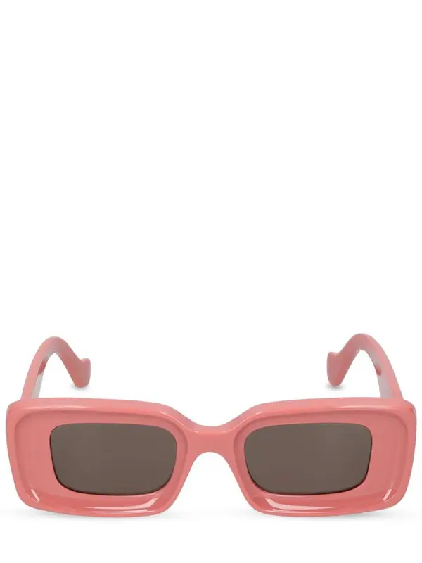 Loewe Anagram Acetate Sunglasses - Pink | Editorialist display picture 3
