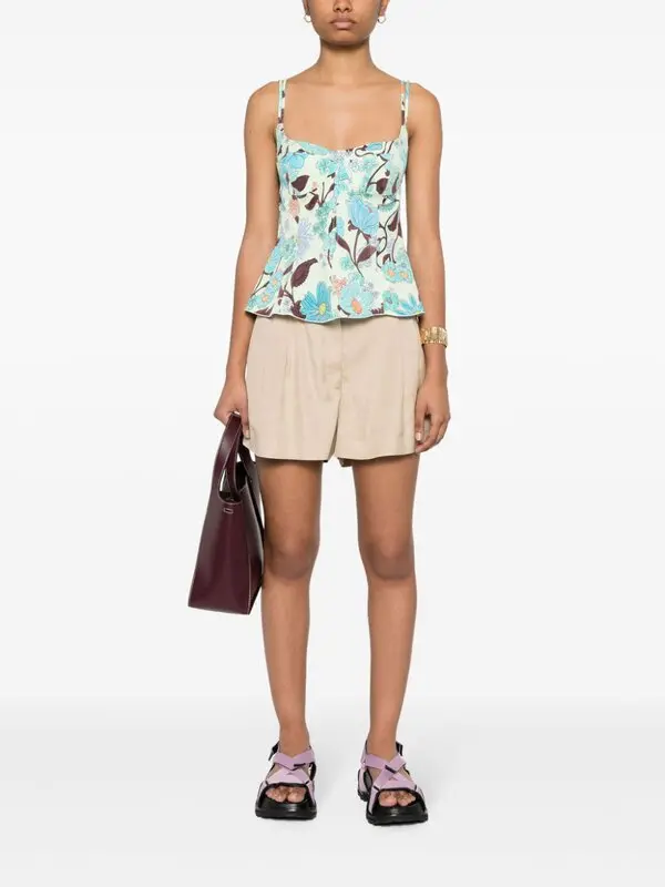 Stella McCartney Tailored Short Shorts - Neutrals