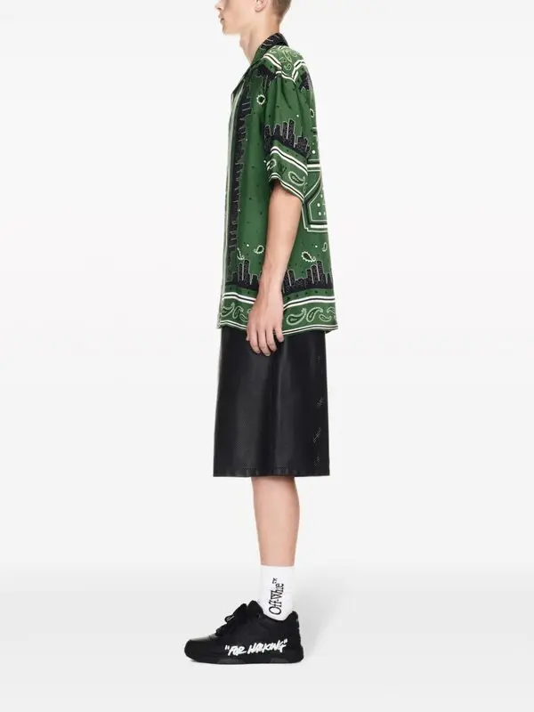 Off-White Bandana Vacation Short-sleeve Shirt - Green