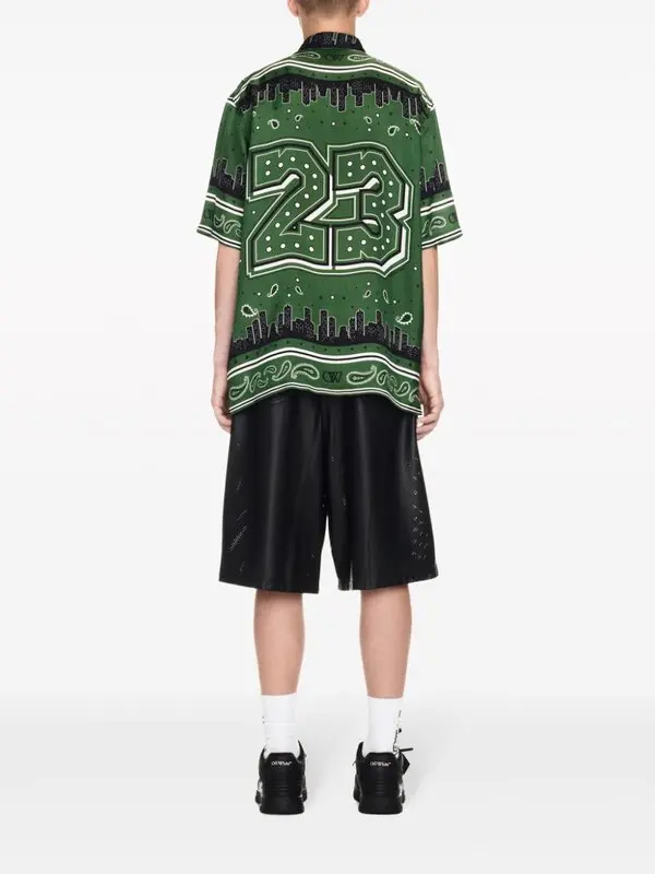 Off-White Bandana Vacation Short-sleeve Shirt - Green
