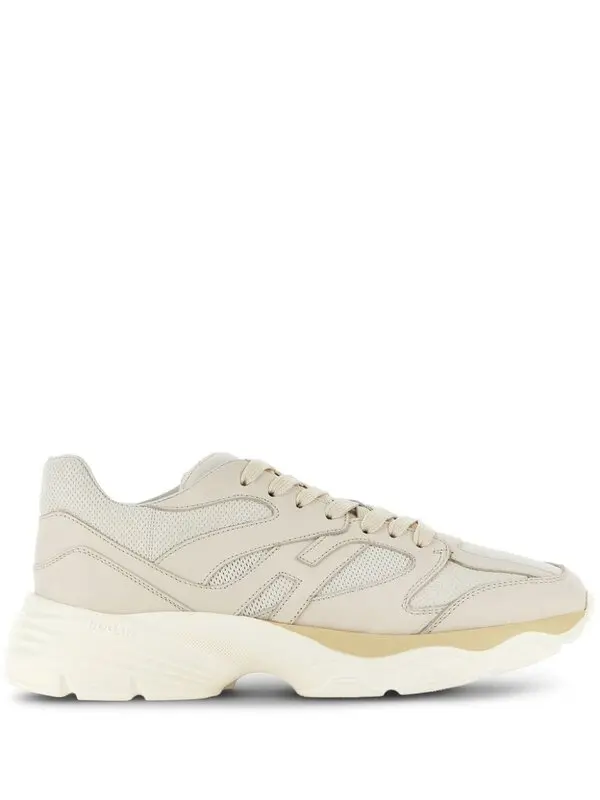 Hogan Panelled Leather Sneakers