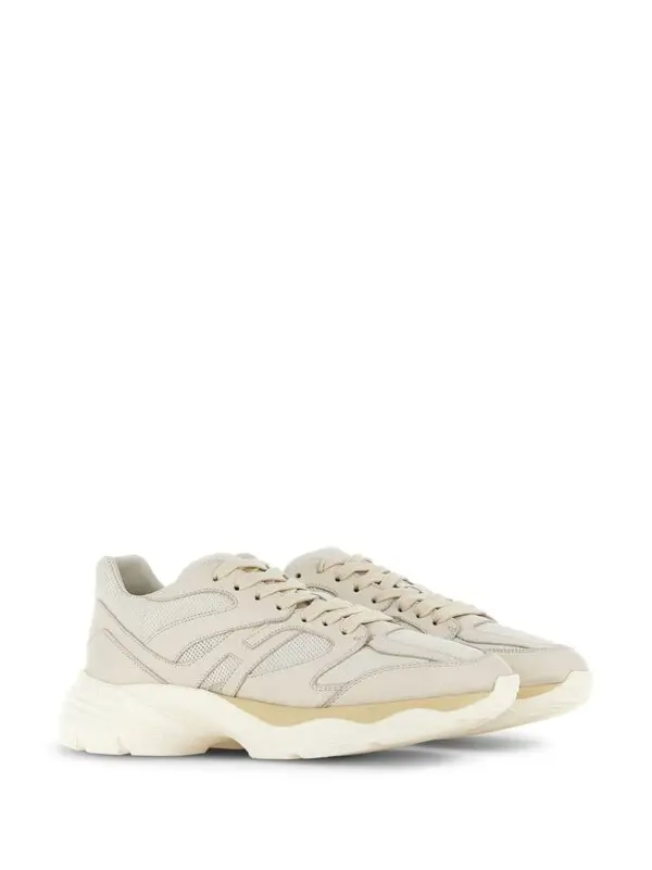 Hogan Panelled Leather Sneakers