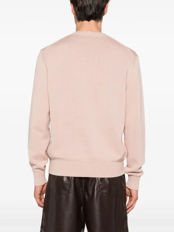 Etro Motif-embroidered Cotton Jumper - Pink