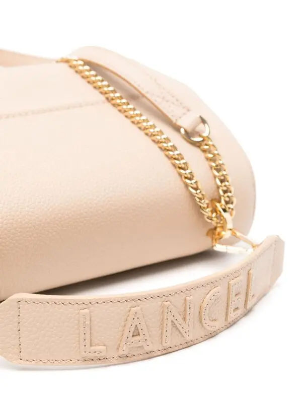 LANCEL Ninon Leather Shoulder Bag - Neutrals
