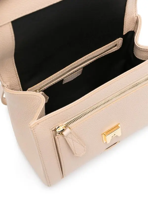 LANCEL Ninon Leather Shoulder Bag - Neutrals