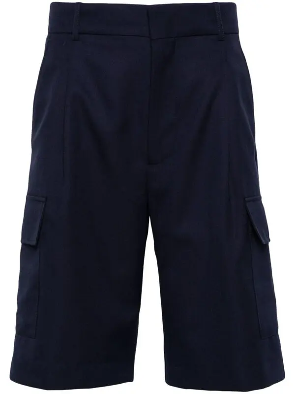 Drole De Monsieur Twill Cargo Shorts