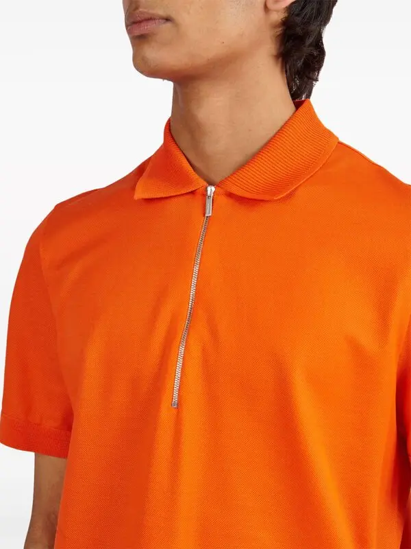 FERRAGAMO Half-zip Polo Top