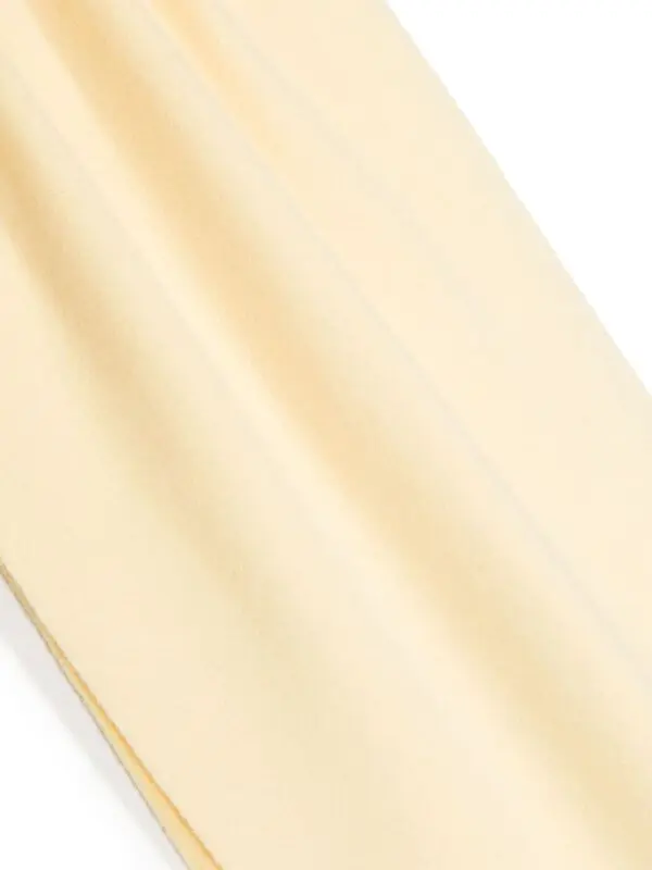 Fabiana Filippi Fringed-edge Brushed Scarf - Yellow