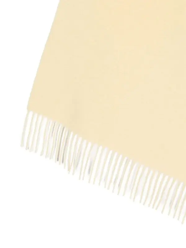 Fabiana Filippi Fringed-edge Brushed Scarf - Yellow