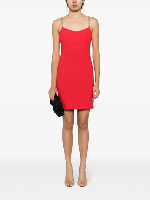 Michael Kors Embellished Crepe Slip Dress