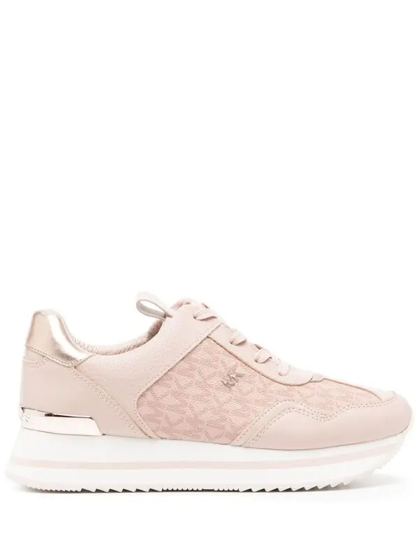 Michael Kors Raina Logo-jacquard Platform Sneakers