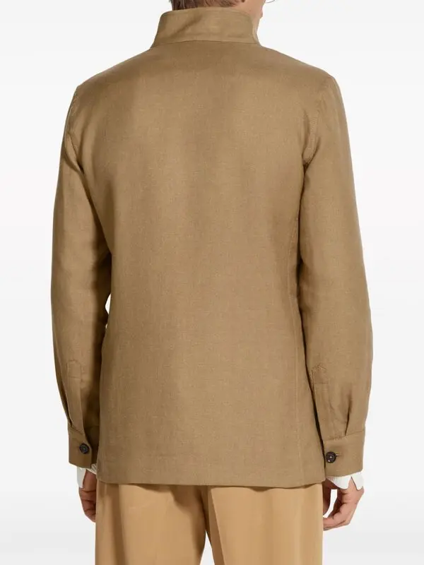 Zegna Tailored Linen-wool Chore Jacket