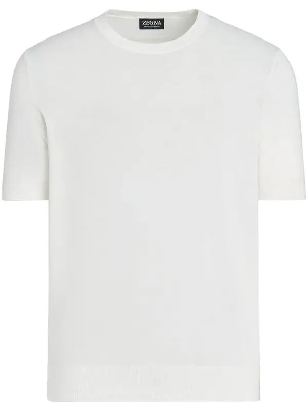 Zegna Crew-neck Cotton T-shirt