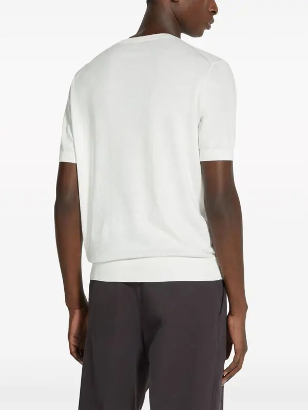 Zegna Crew-neck Cotton T-shirt