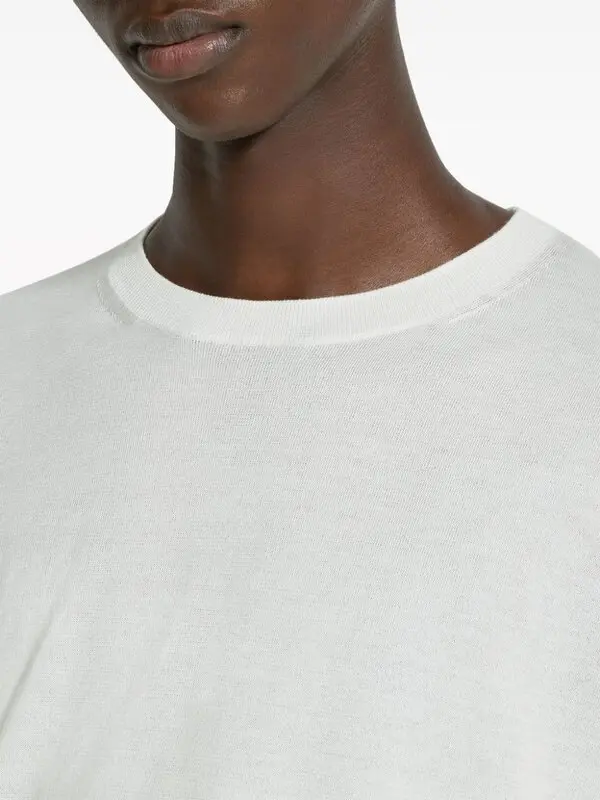 Zegna Crew-neck Cotton T-shirt