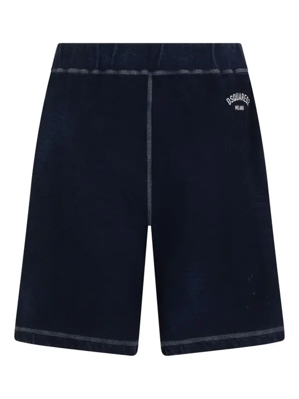 Dsquared2 Logo-print Cotton Shorts