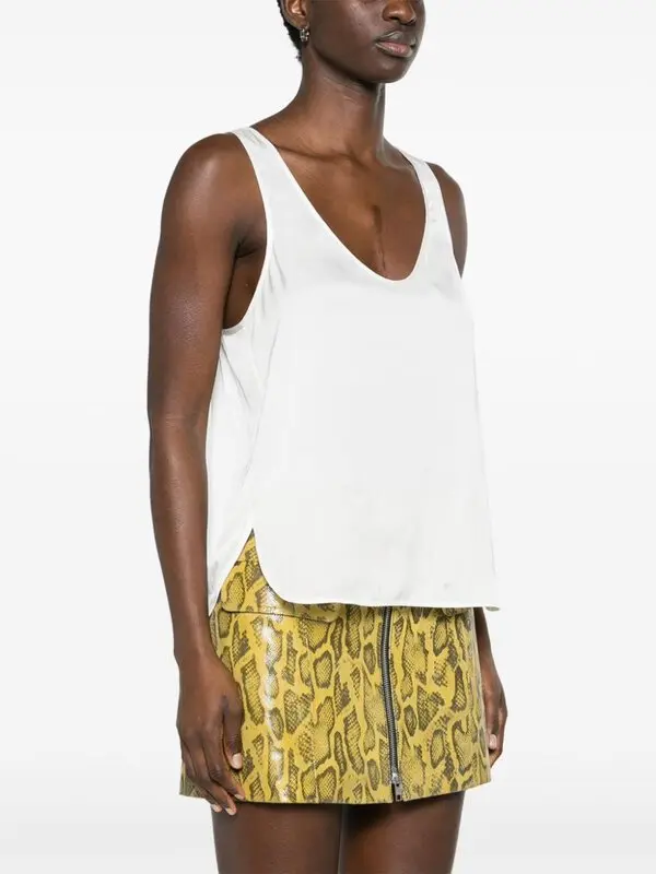 Zadig&Voltaire Satin Tank Top - Neutrals