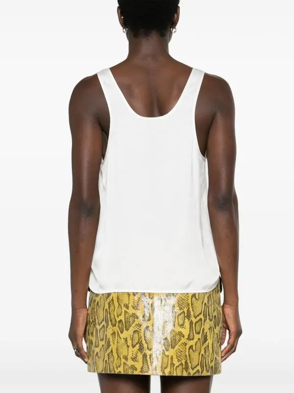 Zadig&Voltaire Satin Tank Top - Neutrals