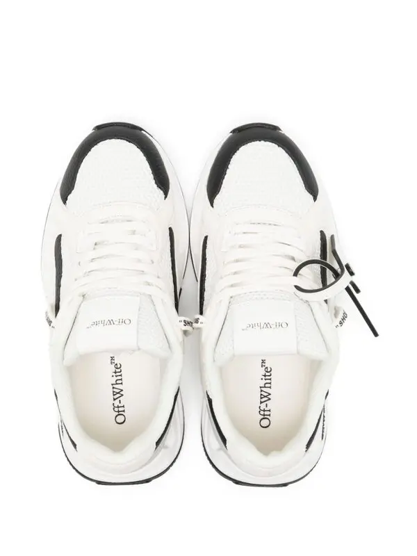 Off-White Leather Sneakers - White