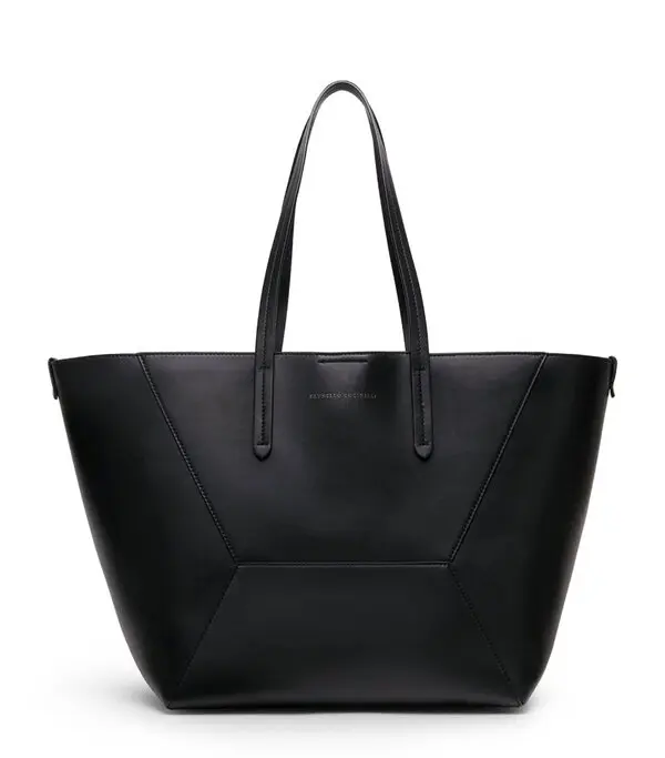 Brunello Cucinelli Calfskin Shopper Bag