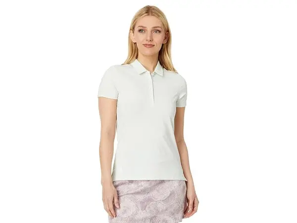 Adidas Ultimate365 Solid Sleeveless Golf Polo Shirt Clothing - White