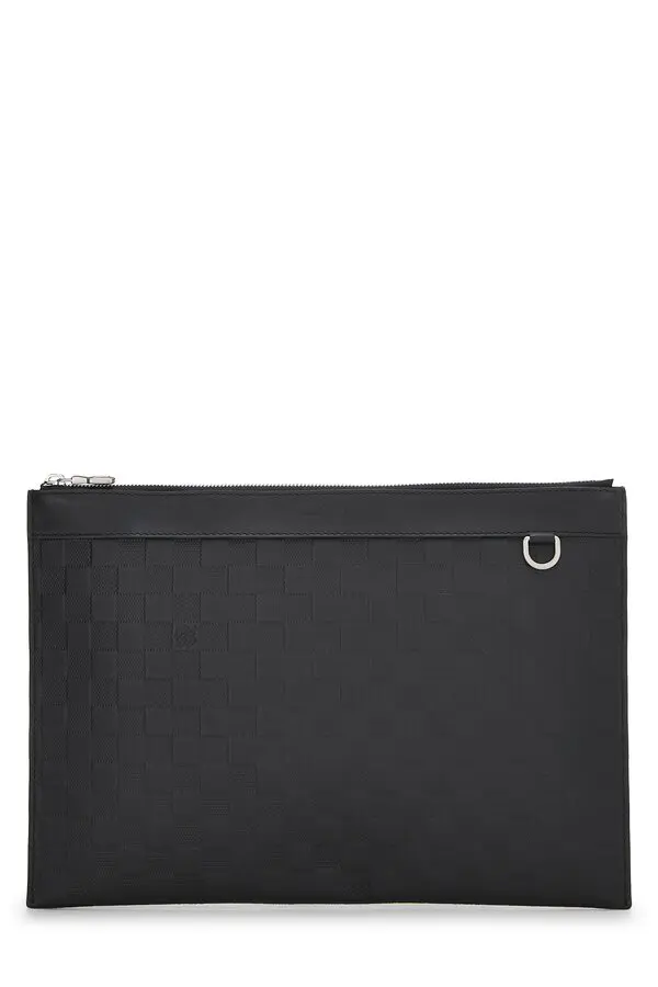 LOUIS VUITTON Damier Infini Pochette Discovery - Black