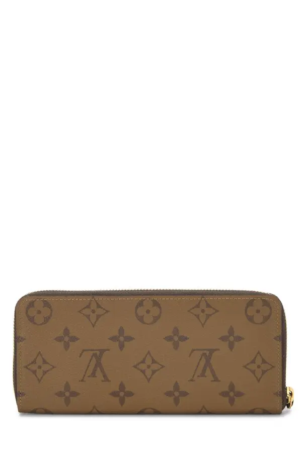 LOUIS VUITTON Monogram Reversed Clemence Wallet