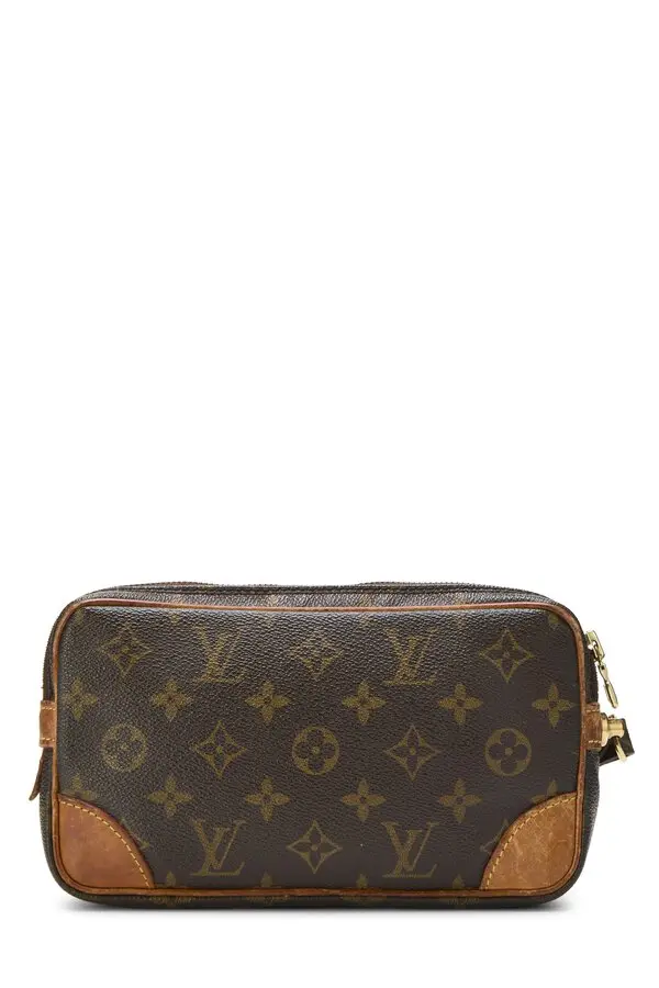 LOUIS VUITTON Monogram Canvas Marly Dragonne 22 Wristlet