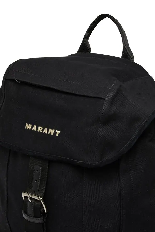 ISABEL MARANT BLACK TROY BACKPACK