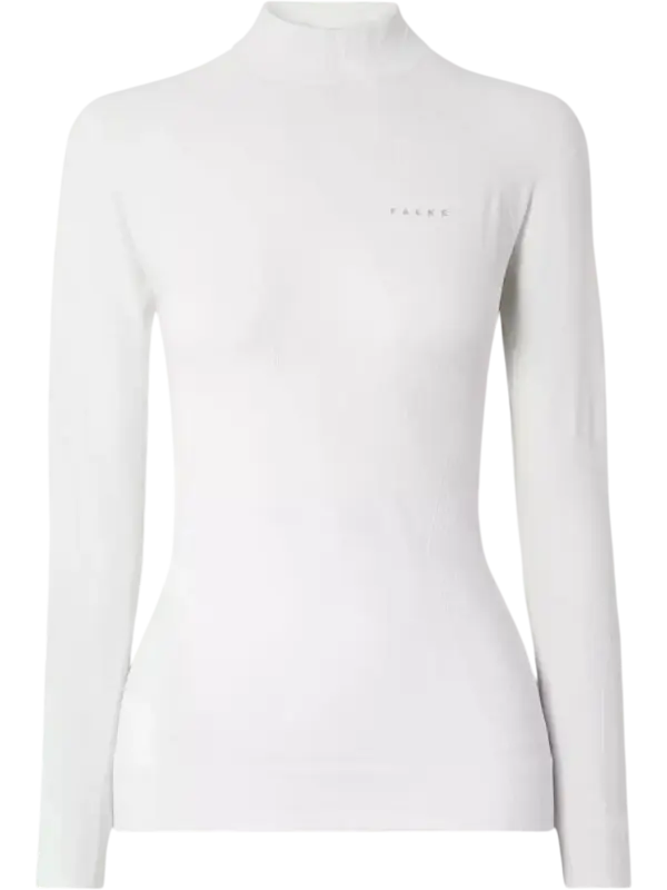 Falke Maximum Warm Stretch-jersey Turtleneck Top - White