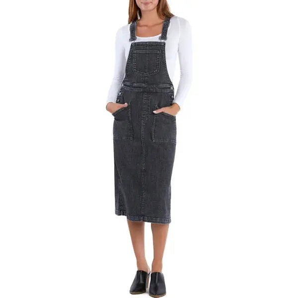 WASH LAB DENIM Estelle Denim Dress - Smooth Grey