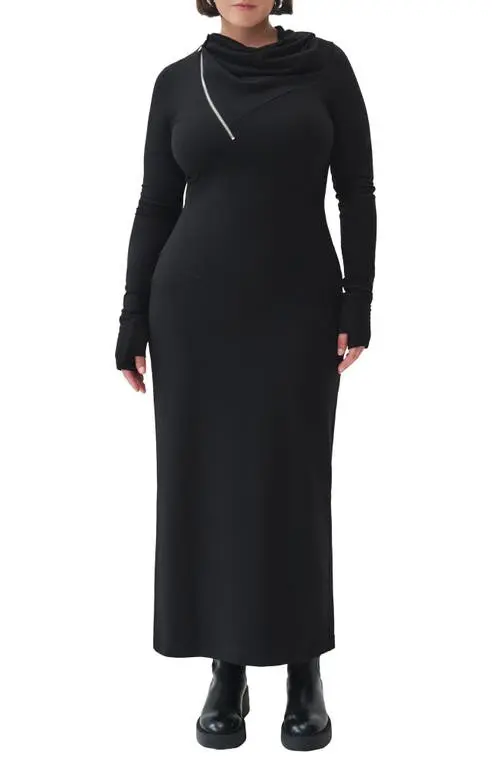 MARCELLA Broome Asymmetric Maxi Dress