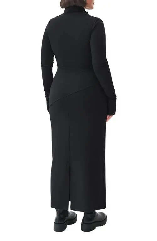 MARCELLA Broome Asymmetric Maxi Dress