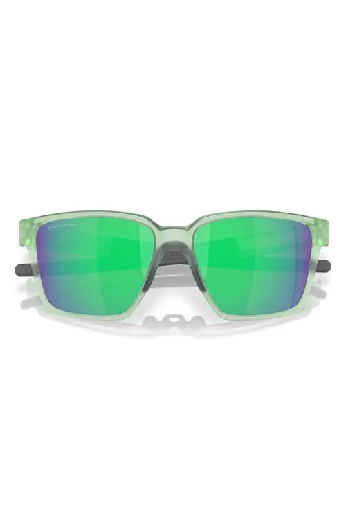 Oakley Actuator Rectangular Sunglasses - Black Green