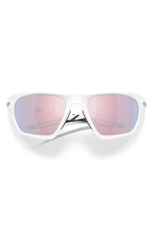 Oakley Lateralis Rectangular Sunglasses - White