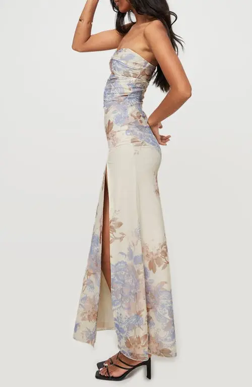 Princess Polly Kyanne Strapless Cutout Maxi Dress