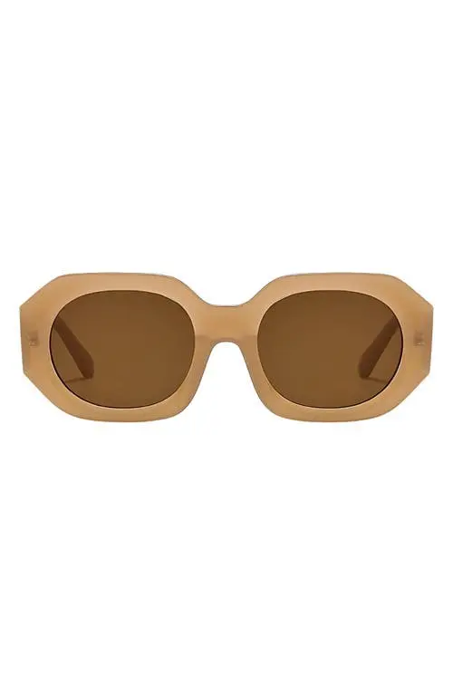 FIFTH & NINTH Dixie Geometric Sunglasses - Tan / Brown