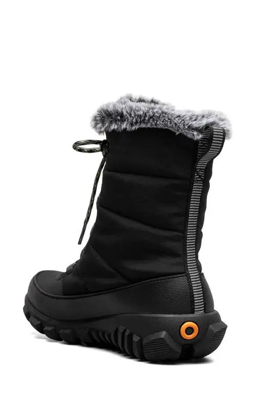 Bogs Cedar Quilted Waterproof Boots - Black