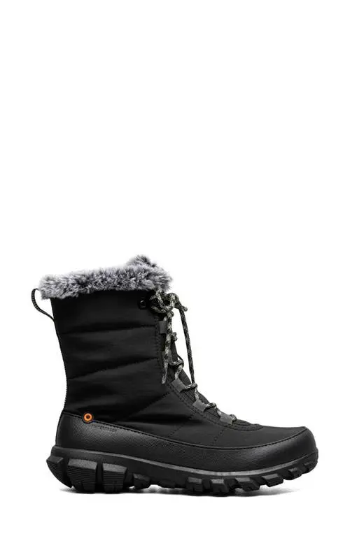 Bogs Cedar Quilted Waterproof Boots - Black