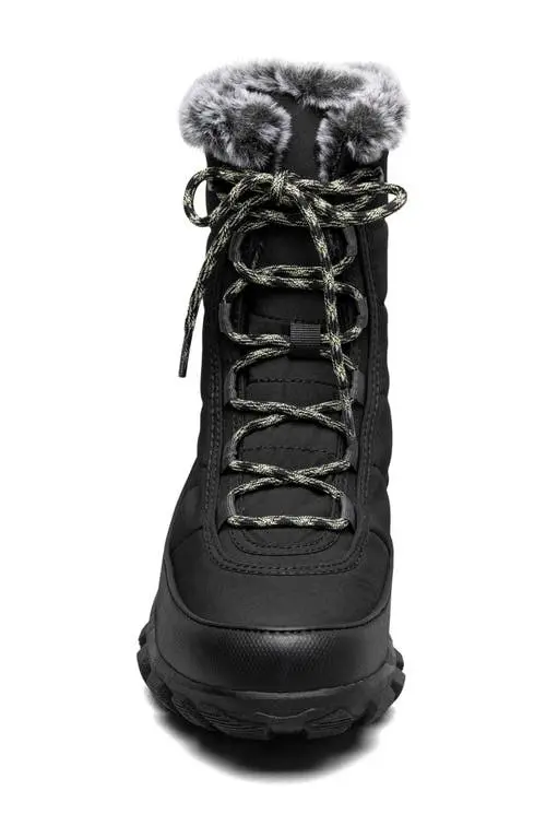 Bogs Cedar Quilted Waterproof Boots - Black